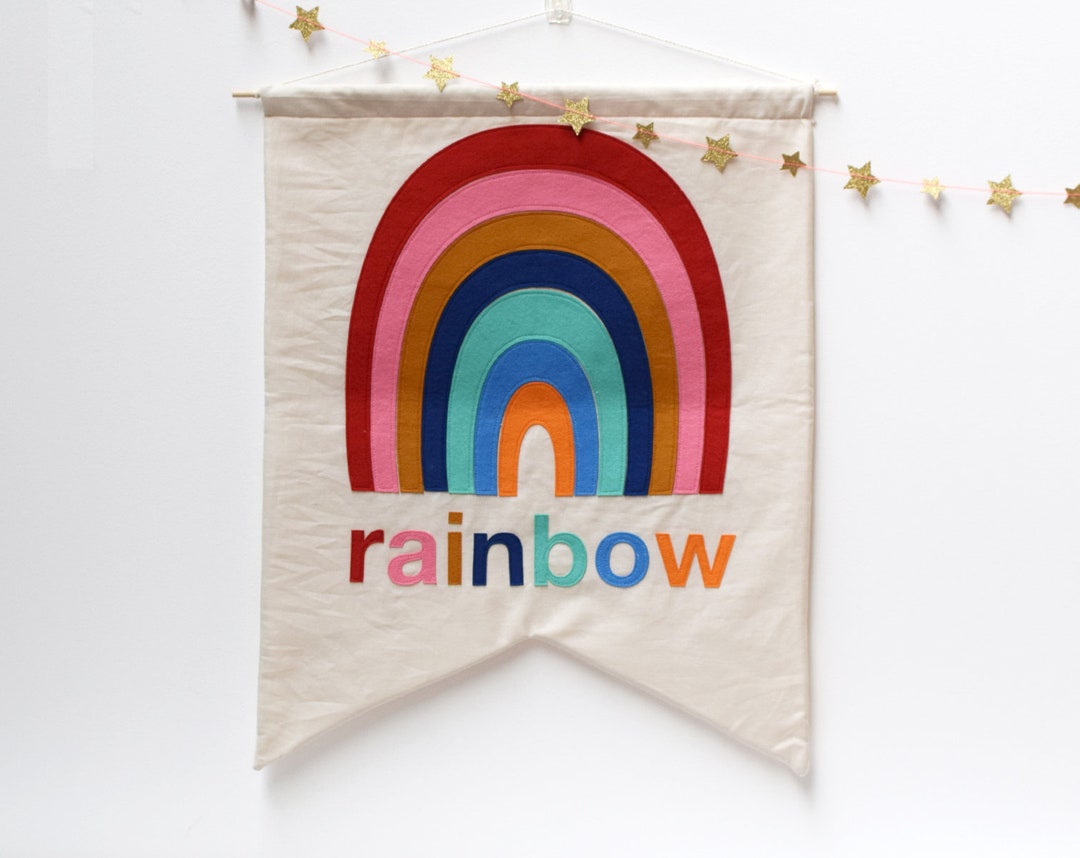 Rainbow Banner, Nursery Decor, Kids Room - Etsy