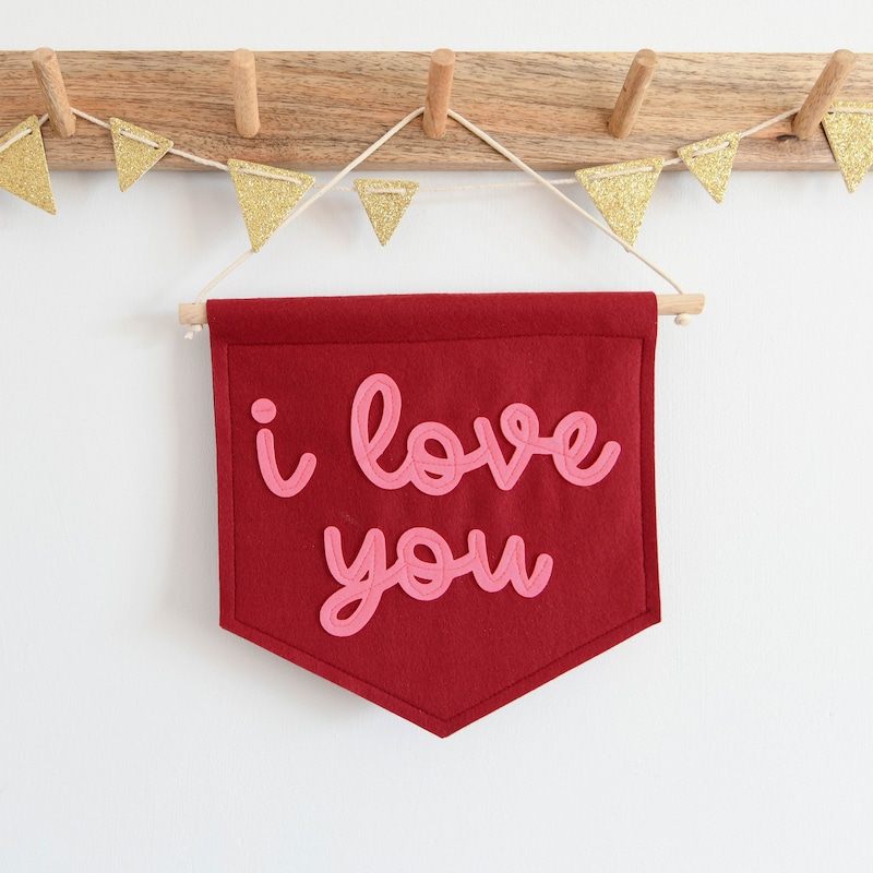 Mini I Love You Banner - Etsy