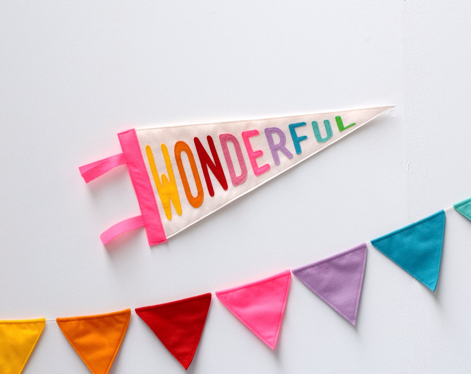 Wonderful Pennant Flag - Etsy