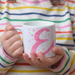 Personalised Children's Mug, Kids Cup With Name, Little Star Mug, Gift ...