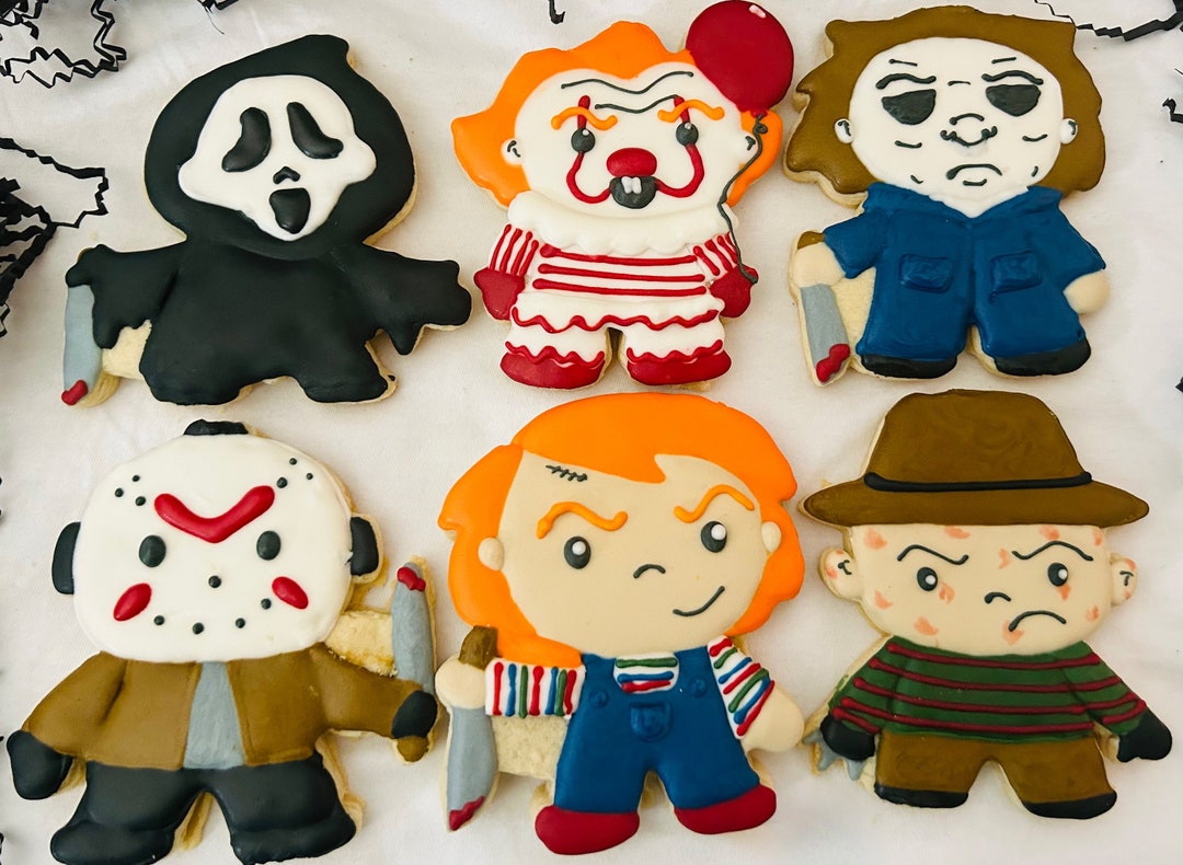 Horror Movie Character Cookies - Etsy