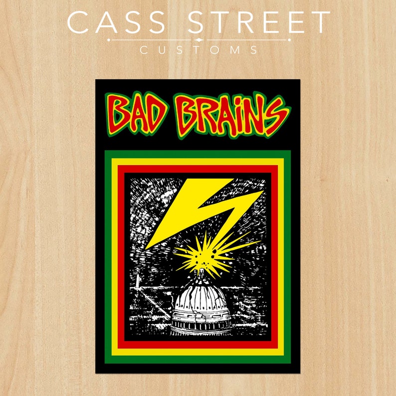Bad Brains Decal UV Laminated FREE Shipping | Etsy