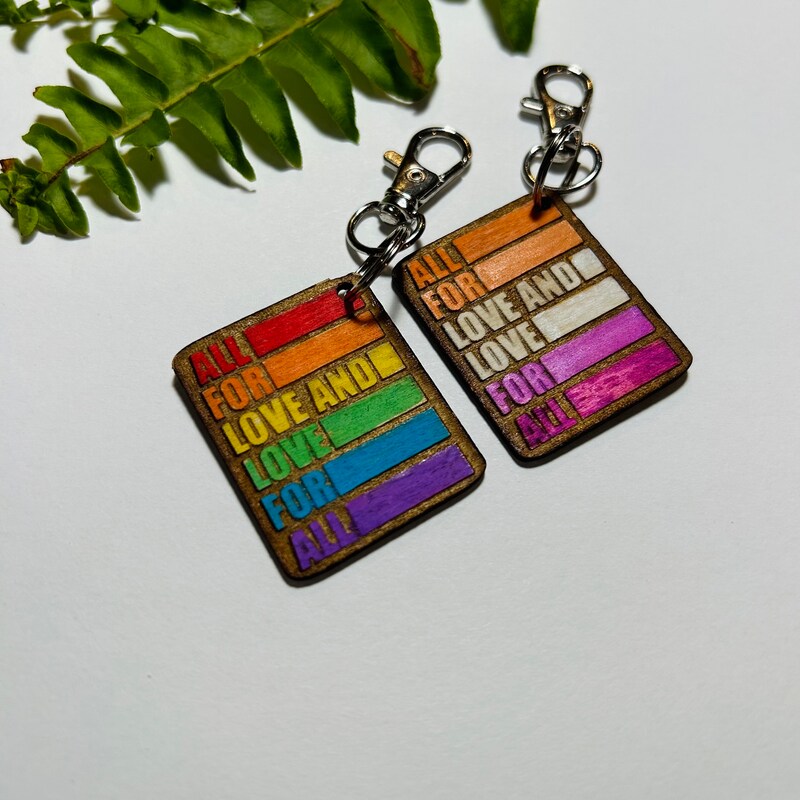 Lgbt Keychain - Etsy