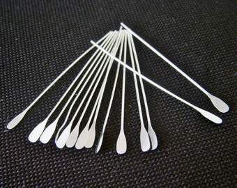 Silver Paddle Pins 2 Inch 22 Gauge Jewelry Finding - Etsy