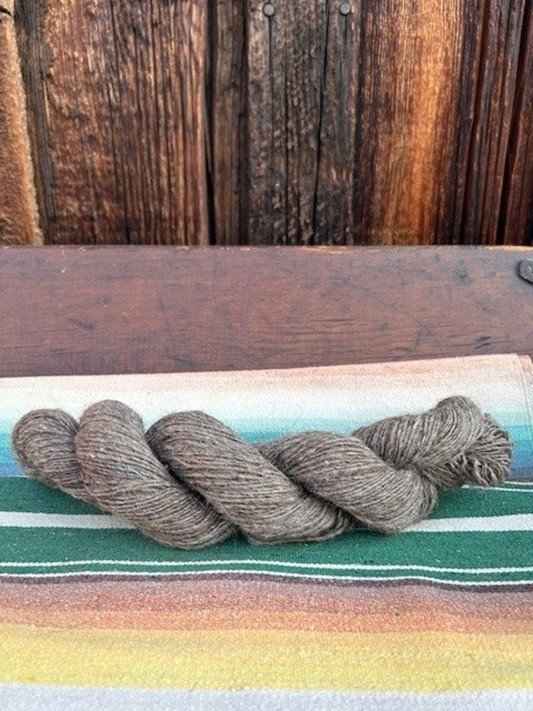 Navajo Churro Sheep Single Ply Yarn S24-9-5 Adobe Color 200 Yards - Etsy