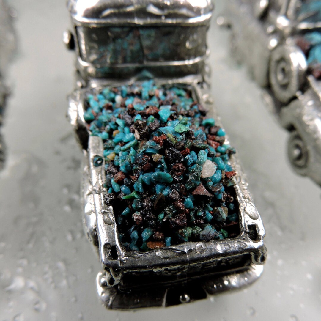 Crushed Chrysocolla, Blue and Red Chrysocolla Inlay #34, Wood Inlay ...