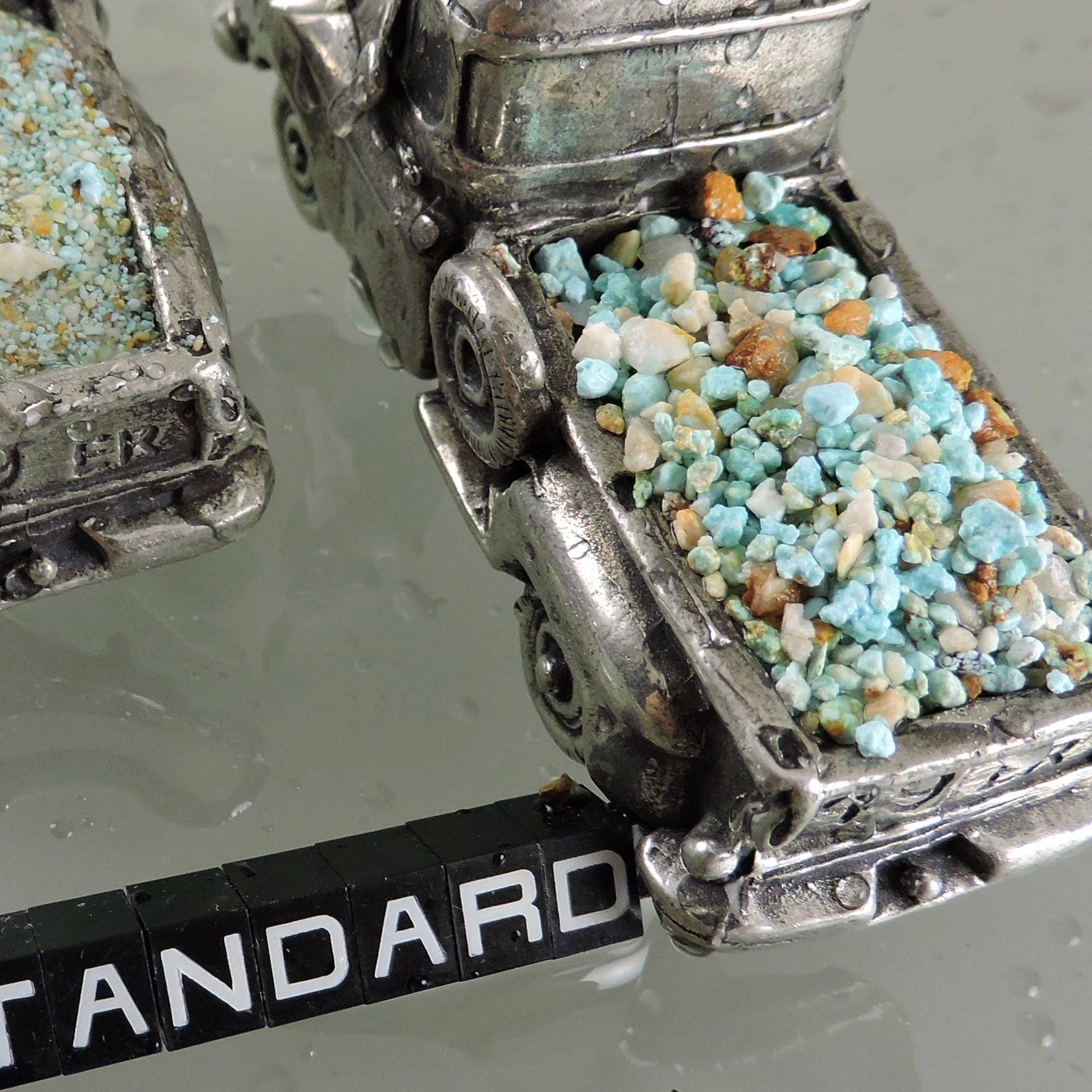 Crushed Turquoise Campitos Turquoise Inlay 2 Turquoise | Etsy