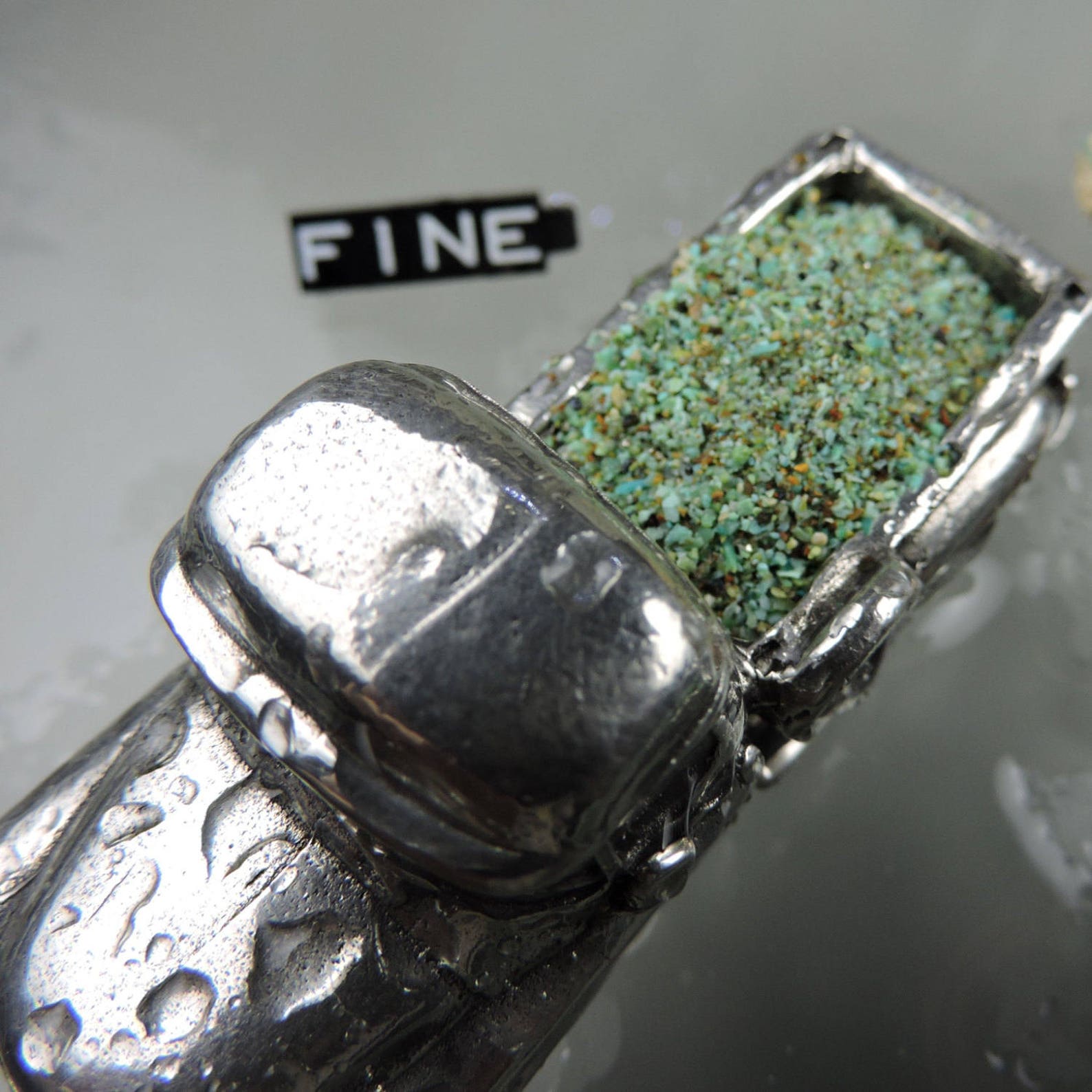 Crushed Turquoise Inlay Southwestern Blend 29 Wood Inlay | Etsy