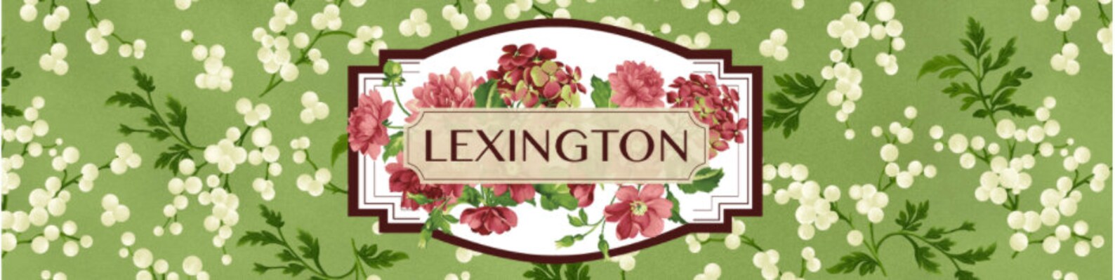 Lexington Fabric Cream Medium Floral Quilt Cotton Sewing Material ...