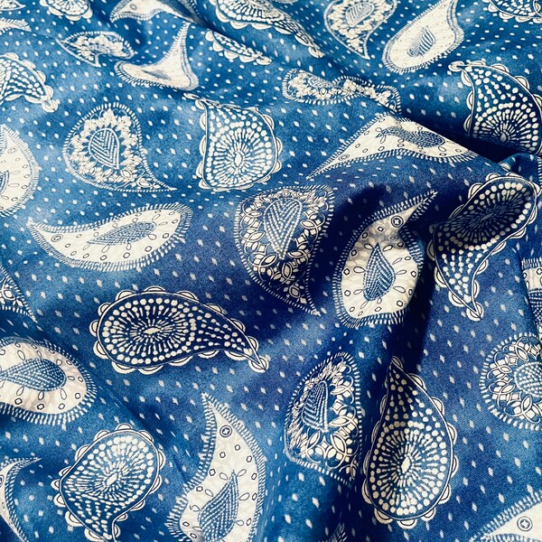 Indigo Splash Fabric - Etsy