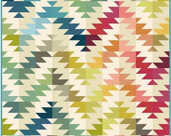 Alaska Rainbow Quilt Pattern by Edyta Sitar for Laundry Basket - Etsy