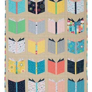 Book Nerd Quilt Pattern Angela Pingel Designs, Quilting and Sewing ...