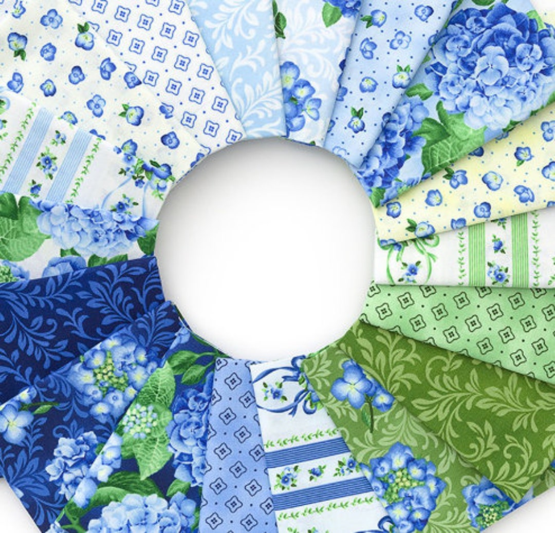 Flowerhouse Sara Fabric Fat Quarter Bundle Quilt Cotton Floral Sewing ...