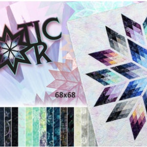 Prismatic Star Quilt Pattern From Quiltworx by Judy Niemeyer Quilting ...