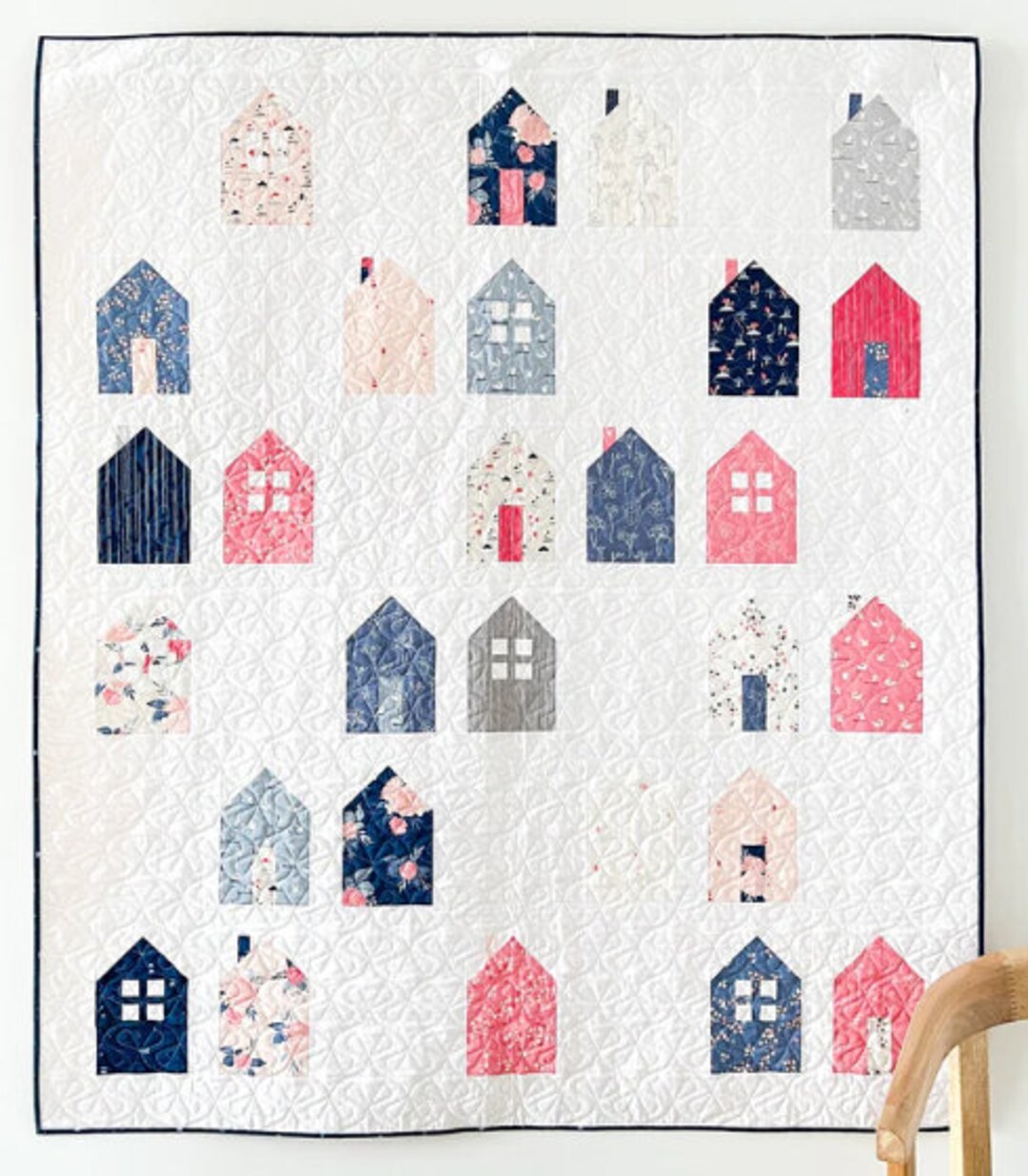 Cozy Village Quilt Pattern by Fran Gulick for Cotton & Joy, Printed ...