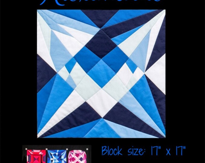 MJ Kinman Designs the Birthstone Series Quilt Block Pattern June ...