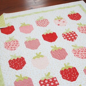 Strawberry Social Quilt Pattern by Margot Languedoc Designs for the ...