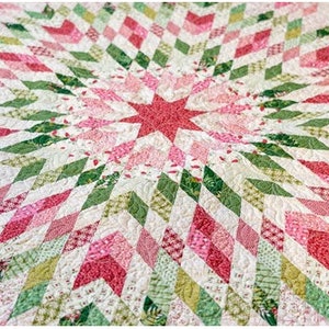 Amaryllis Noel Quilt Pattern by Edyta Sitar: Laundry Basket Quilts - Etsy