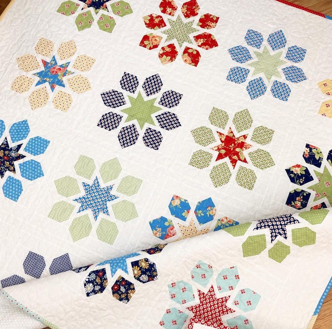 Splash Quilt Pattern by Margot Languedoc Designs for the Pattern Basket ...
