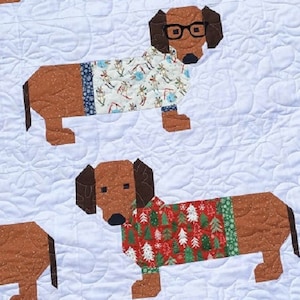 Dogs in Sweaters Quilt Pattern by Elizabeth Hartman From Oh Fransson, Quilting and Sewing ...