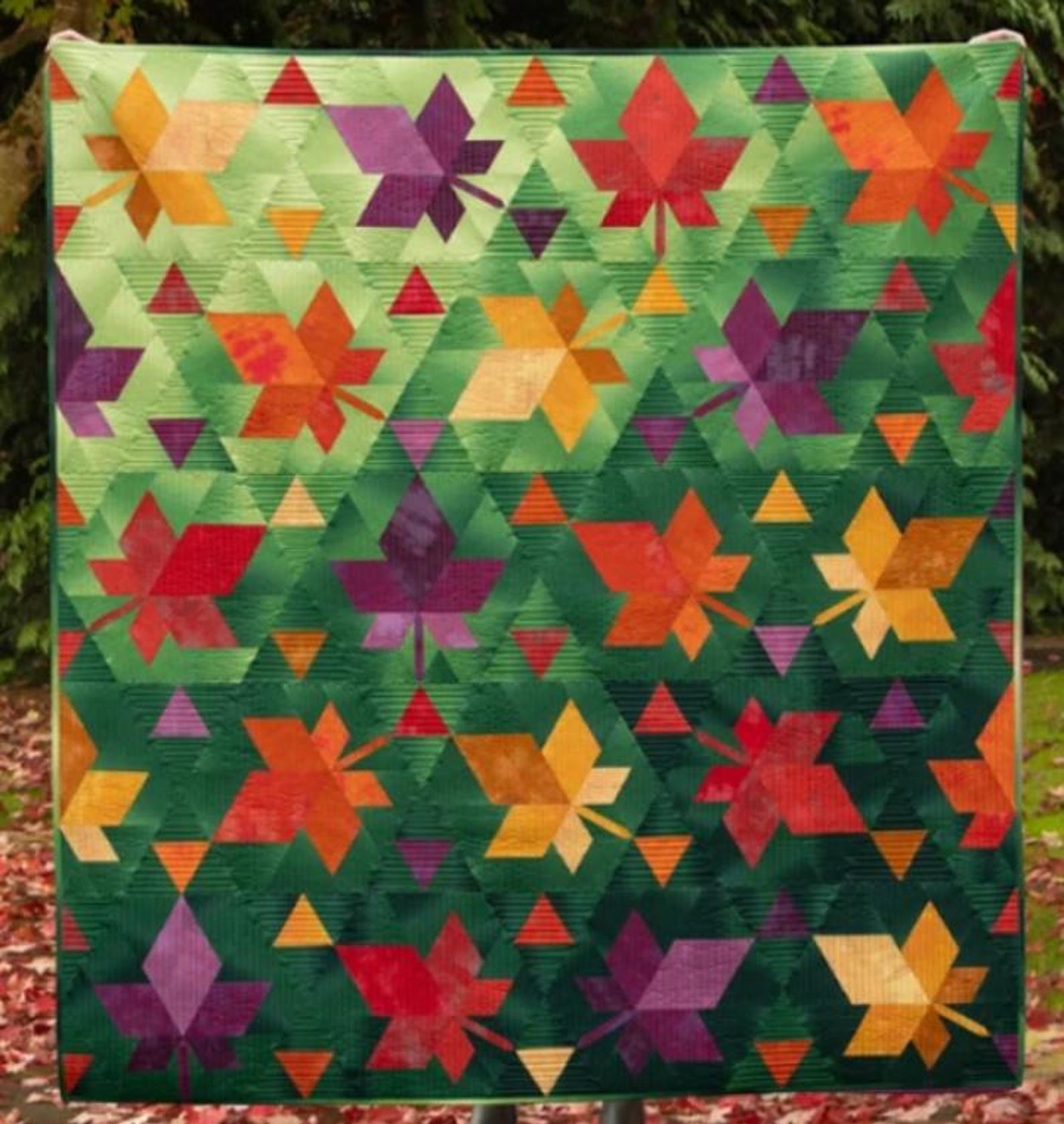 Fall Foliage Quilt Pattern by Krista Moser for the Quilted Life ...