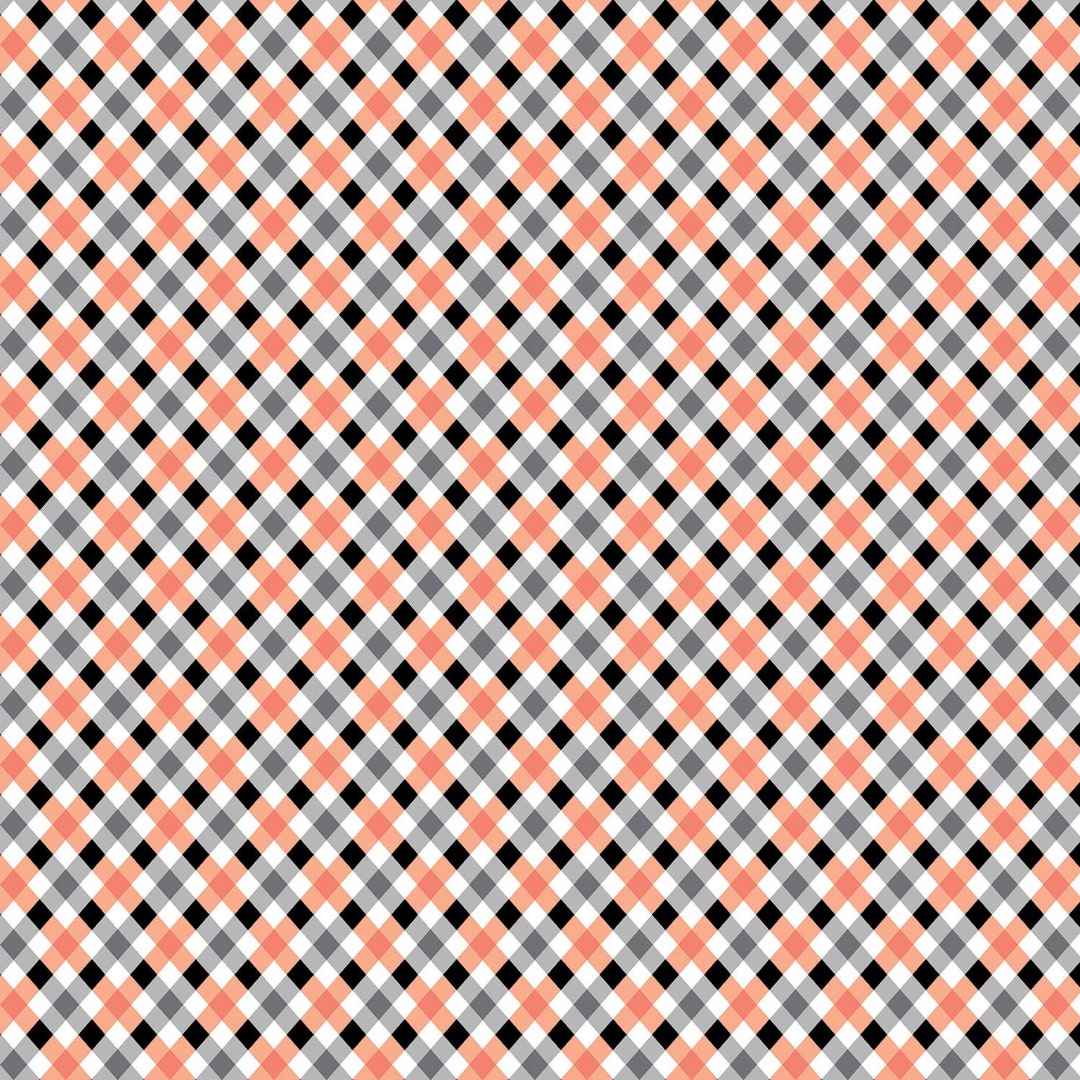 Fright Delight Fabric Multi Plaid Quilt Cotton Sewing Material, Listed ...