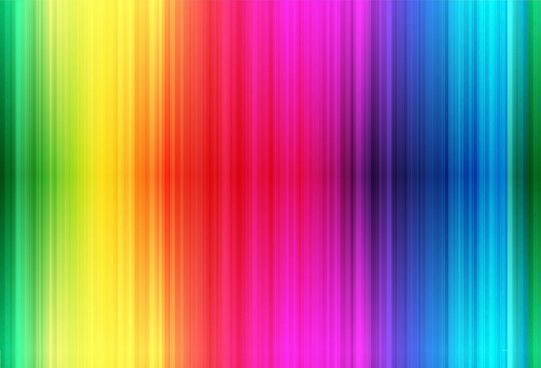 Rose Gradient Fabric Rainbow Stripe Quilt Cotton Sewing Material by ...