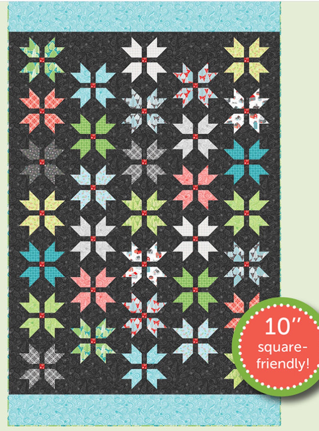 Snow Blossoms Quilt Pattern by Amanda Murphy Design, Sewing and ...