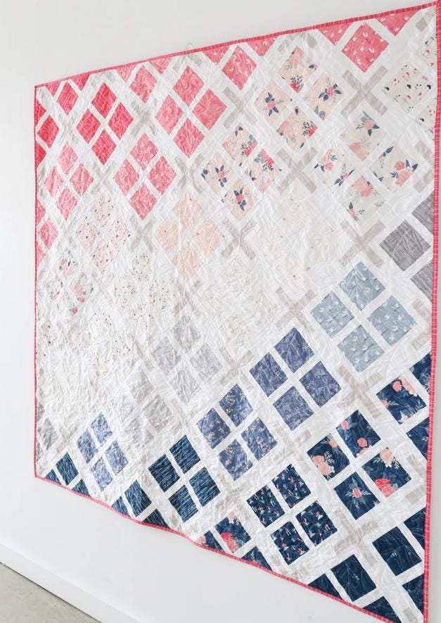 Skylight Quilt Pattern by Fran Gulick for Cotton and Joy, Sewing and ...