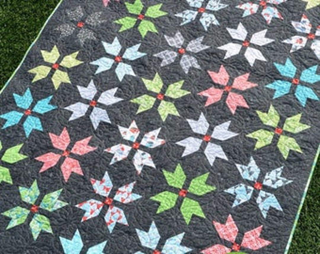 Snow Blossoms Quilt Pattern by Amanda Murphy Design, Paper Sewing and ...
