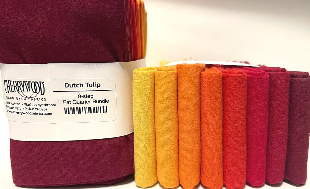 Cherrywood Fabric Dutch Tulip Fat Quarter Bundle Quilting Cotton Sewing ...