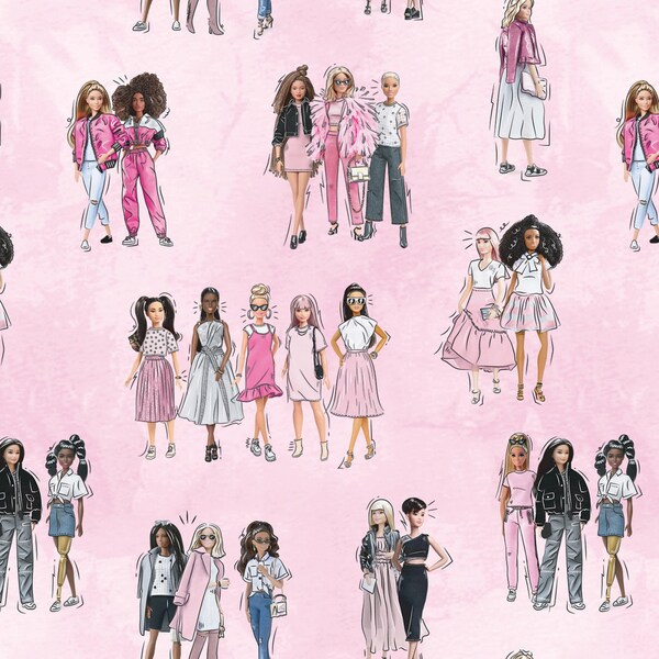 Riley Blake Barbie Fabric - Etsy