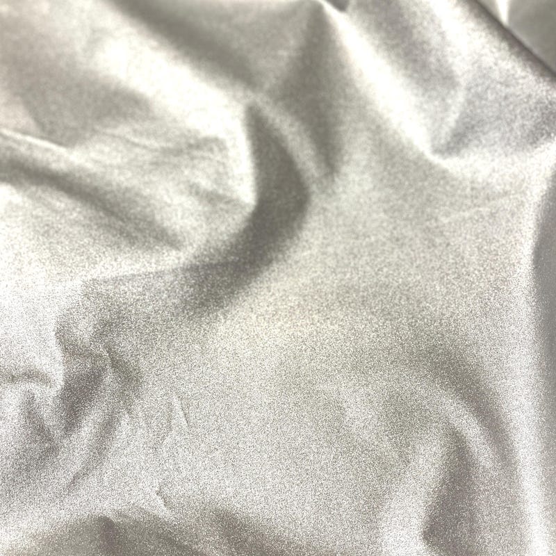 Silver Cotton Wool Fabric - Etsy