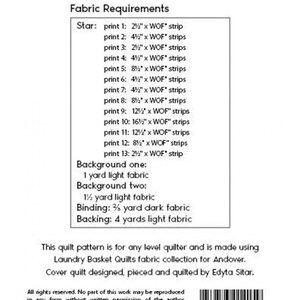 Dallas Quilt Pattern by Edyta Sitar for Laundry Basket Quilts, Sewing ...