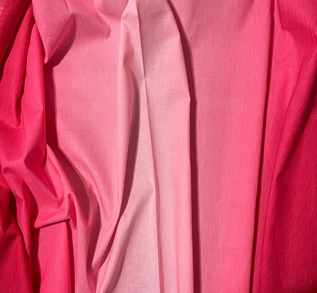 Gelato Ombre Fabric Pink Elite Quilt Cotton Tonal Sewing Material by ...