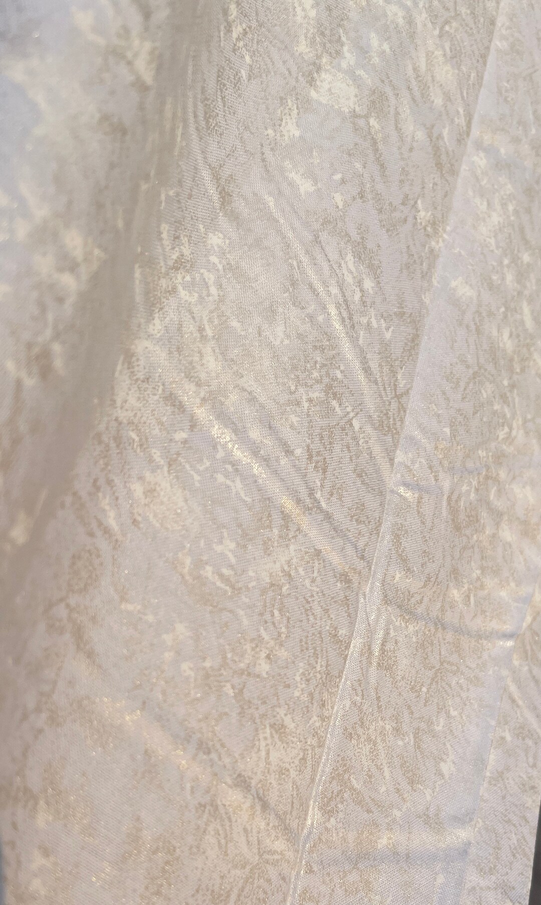 Fairy Frost Fabric Snow Pearlized White Quilt Cotton Sewing Material ...