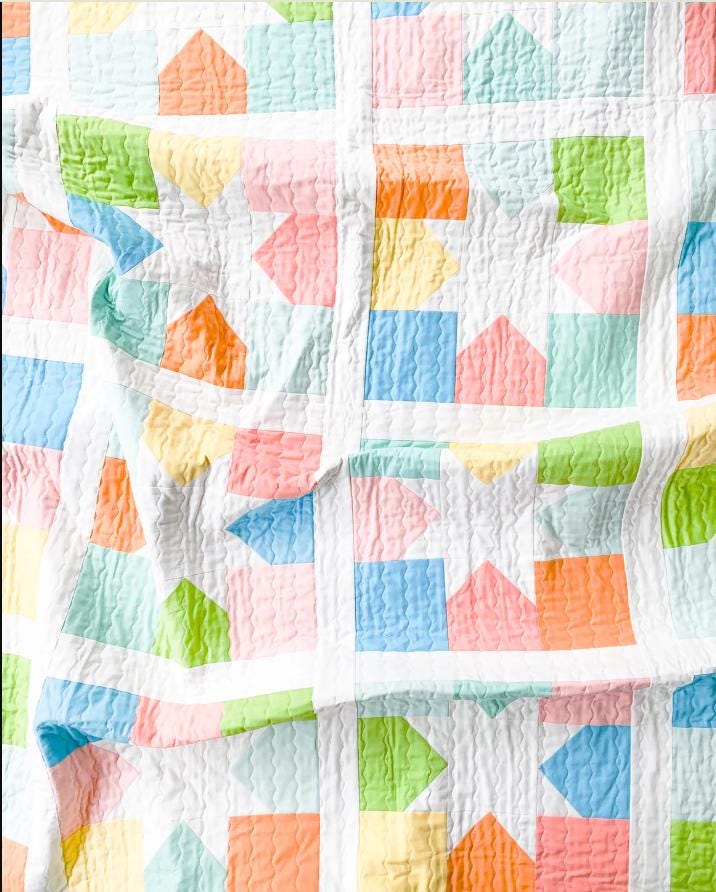 Joyful Stars Quilt Pattern by Fran Gulick for Cotton and Joy, Printed ...