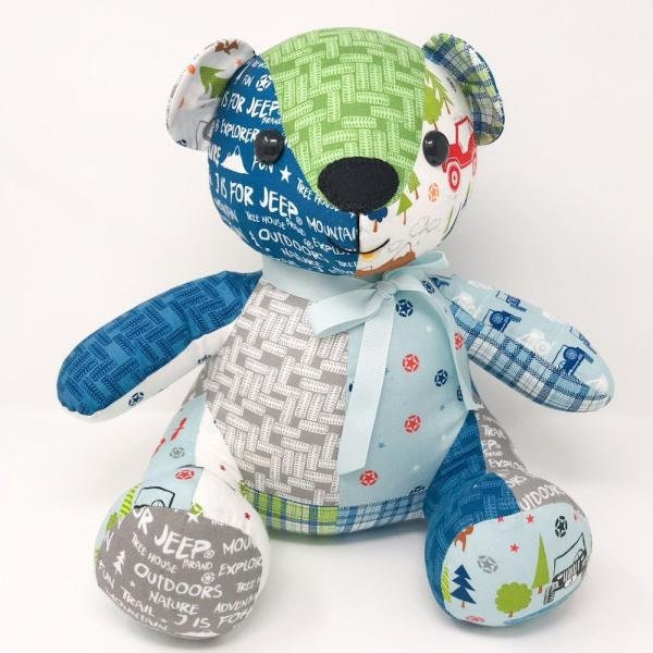 Melody Memory Bear Stuffed Toy Pattern From Funky Friends Factory ...