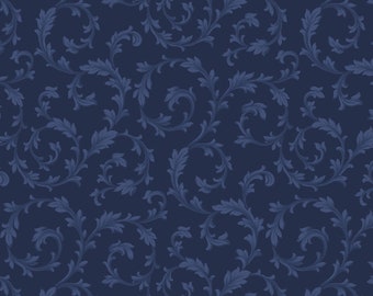 Holiday Elegance Fabric Scarlet Gold Swirl Metallic Red Quilt Cotton ...