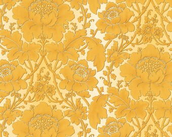 Yellow Damask Fabric - Etsy