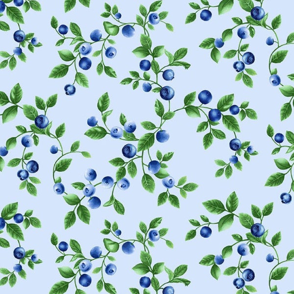 Blueberry Fabric - Etsy