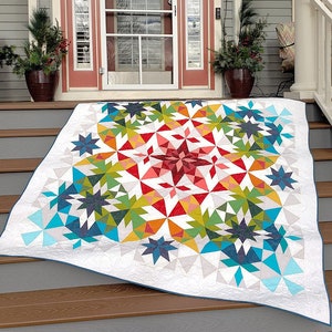 Alaska Rainbow Quilt Pattern by Edyta Sitar for Laundry Basket Quilts ...