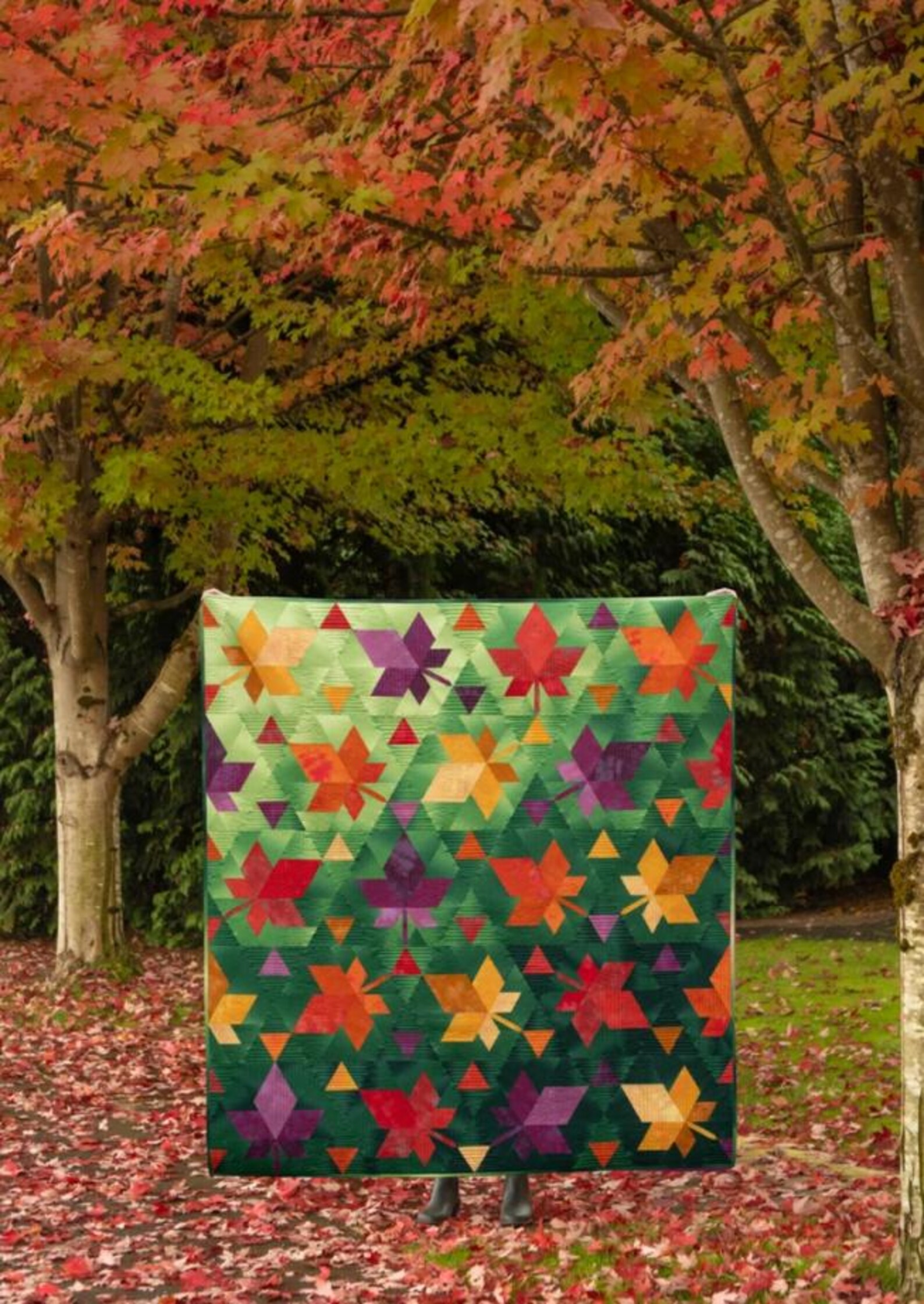 Fall Foliage Quilt Pattern by Krista Moser for the Quilted Life ...