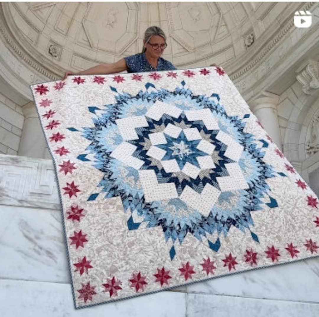 Dallas Quilt Pattern by Edyta Sitar for Laundry Basket Quilts, Quilting ...