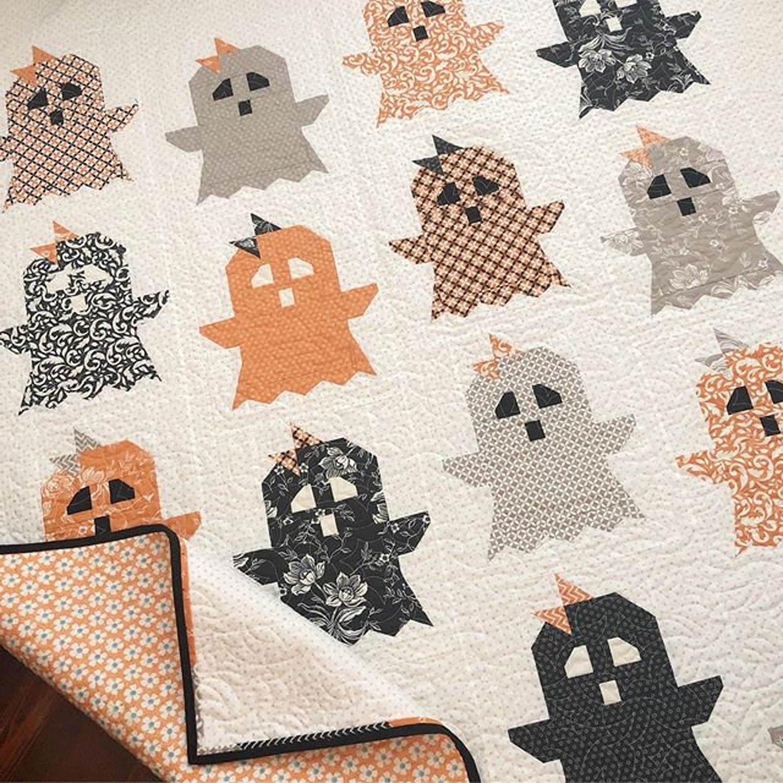 Boo Quilt Pattern by Margot Languedoc Designs for the Pattern Basket ...
