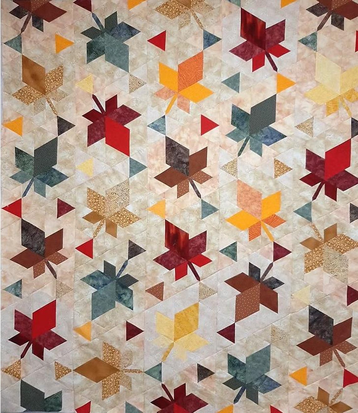 Fall Foliage Quilt Pattern by Krista Moser for the Quilted Life ...