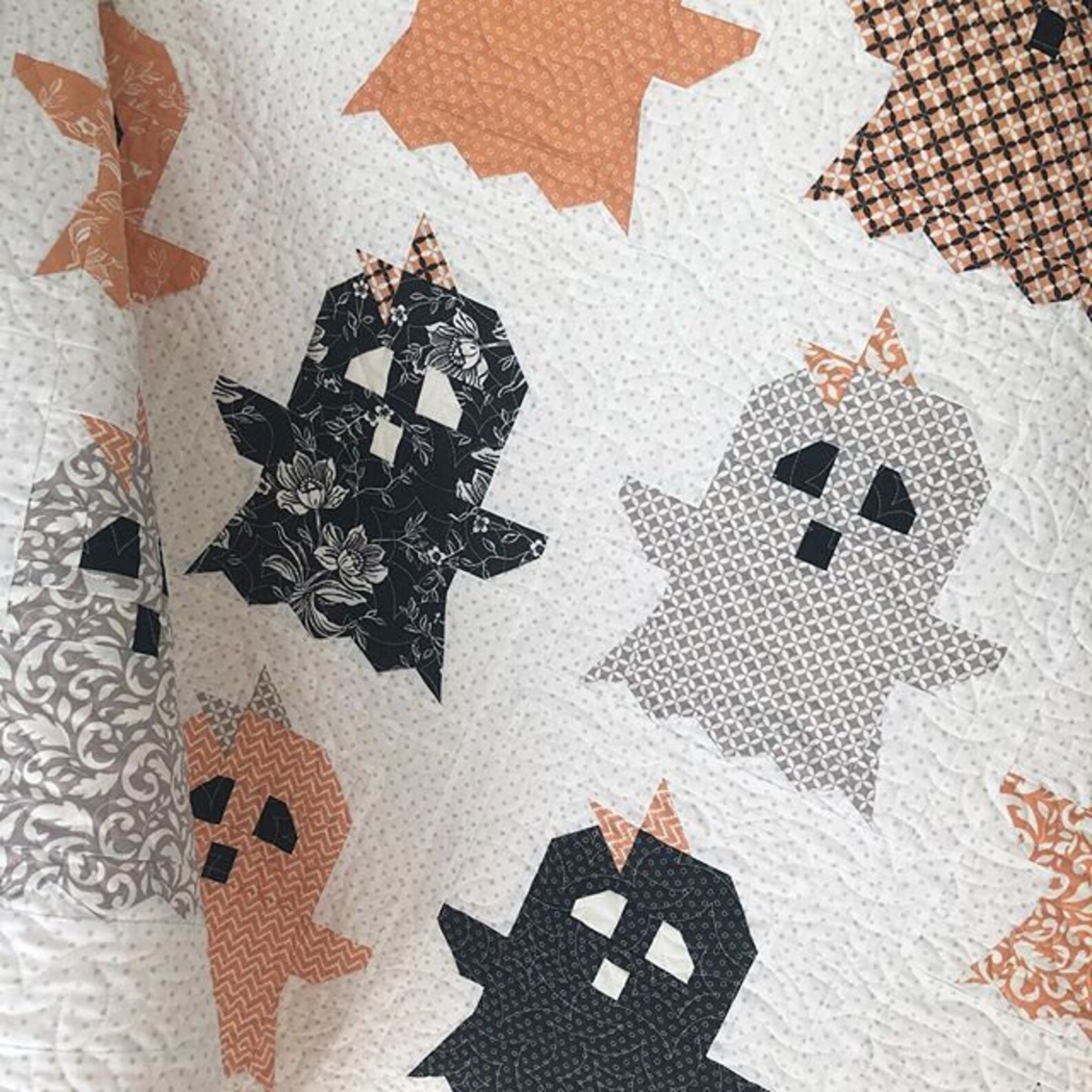 Boo Quilt Pattern by Margot Languedoc Designs for the Pattern Basket ...