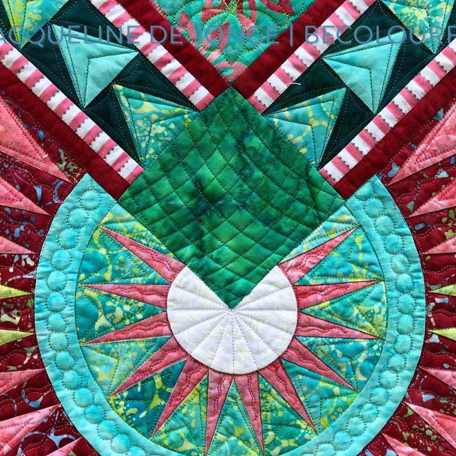 Becolourful Miss Rosie Quilt Pattern Jacqueline De Jonge | Etsy