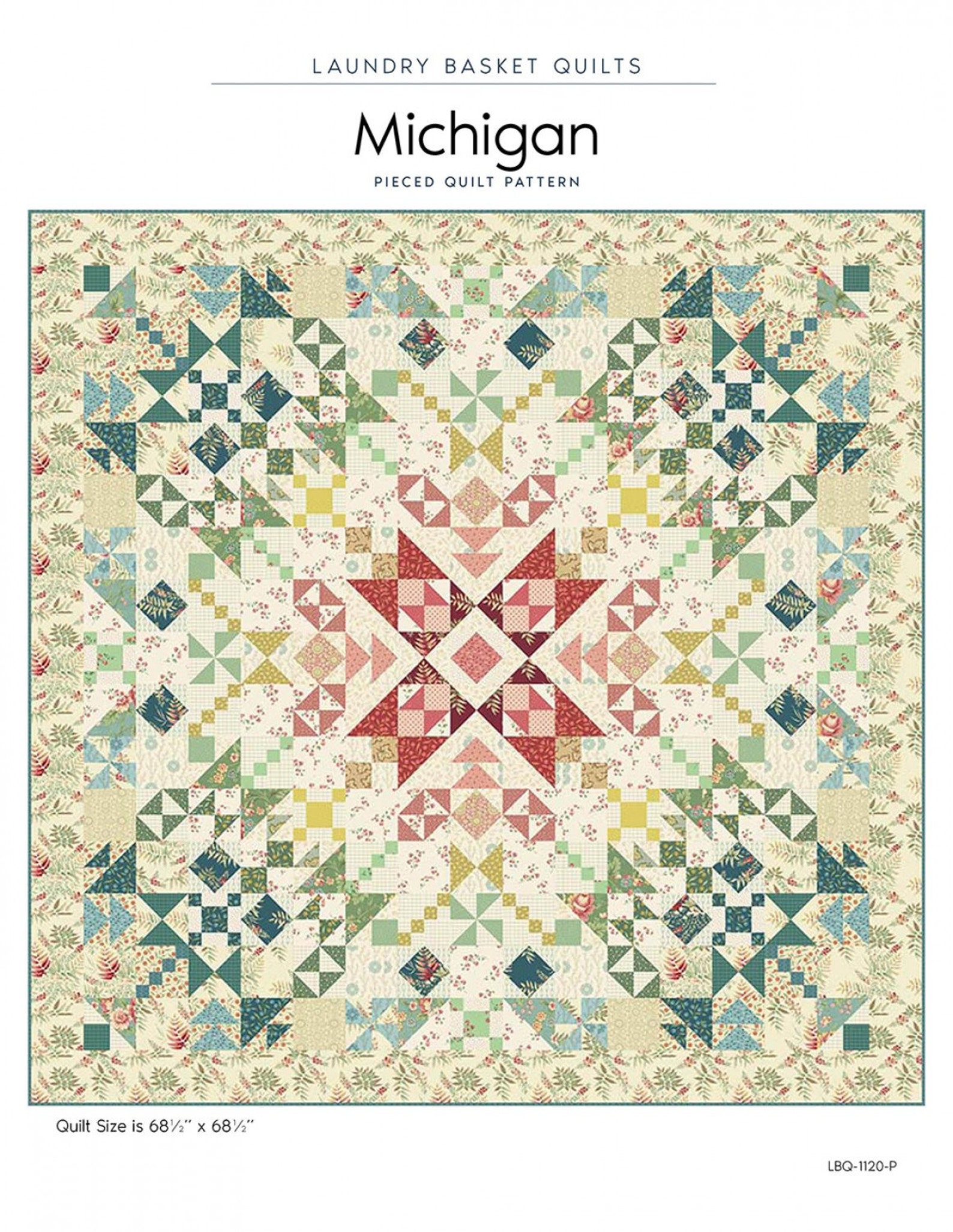 Michigan Quilt Pattern by Edyta Sitar for Laundry Basket Quilts ...