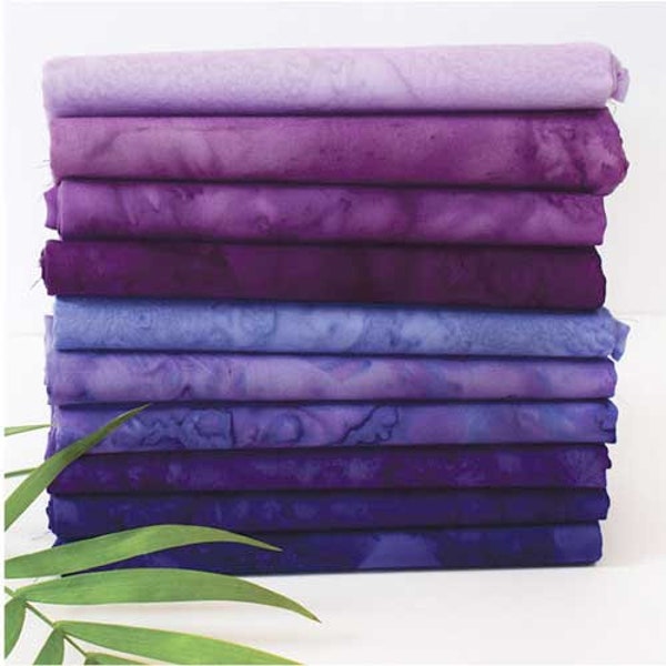 Purple Batik Fabric - Etsy